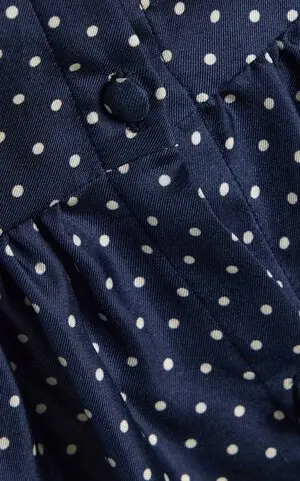 Françoise Caroline Polka-dot Silk Blouse