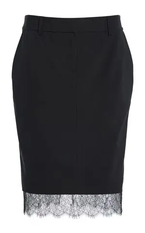 Françoise Kai Tailored Wool Skirt