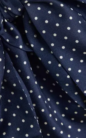Françoise Blake Silk Polka-dot Shirt