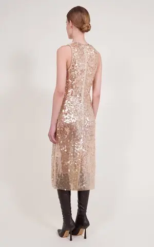 ALFIE Nori Sequined Midi Dress