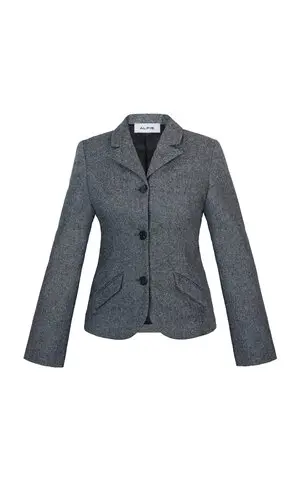 ALFIE Alma Tweed Jacket - Grey