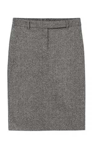 ALFIE Erin Tweed Skirt - Grey