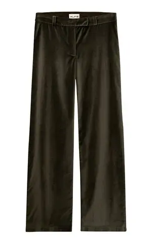 ALFIE Cotton Velvet Straight Pants