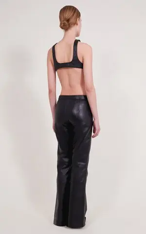 ALFIE Lamb Leather Bell Pants