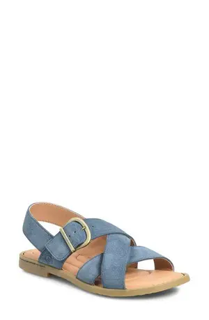 BØRN Beebe Sandal - Dark Blue Suede