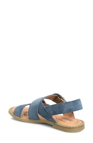 BØRN Beebe Sandal - Dark Blue Suede