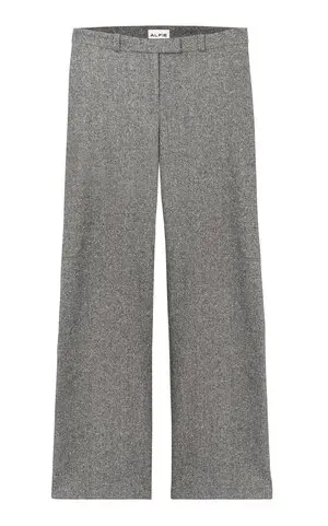 ALFIE Wool-blend Straight Leg Trousers
