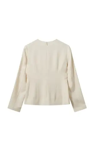 THE GARMENT Crepe Slit-detailed Blouse