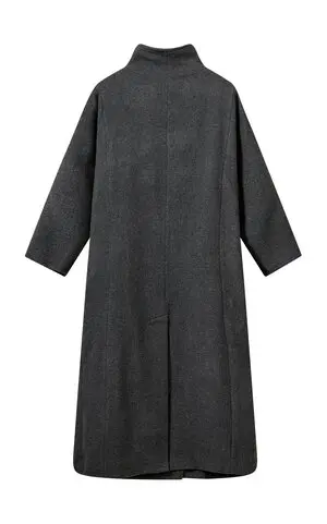 THE GARMENT Clooney High-neck Wool-blend Coat - Grey