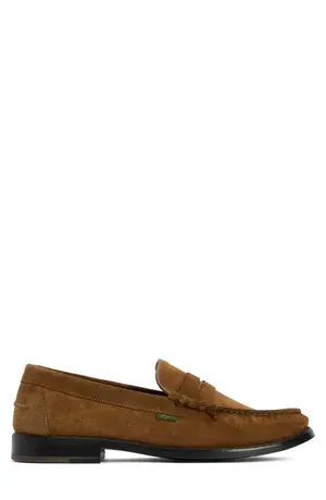 Barbour Linford Penny Loafer - Brown Suede
