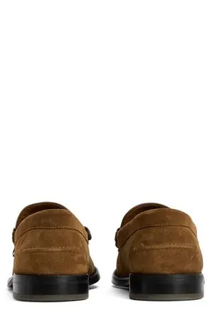 Barbour Linford Penny Loafer - Brown Suede