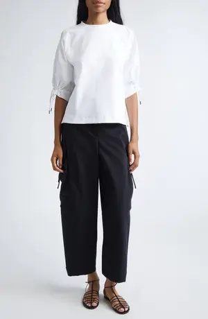 Max Mara Okra Crop Straight Leg Pants