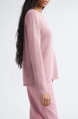 Max Mara Giolino Linen Sweater - Antique Rose