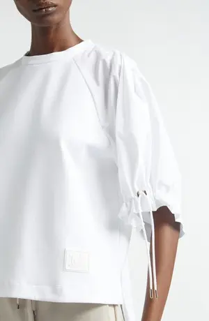 Max Mara Poplin And Jersey Top