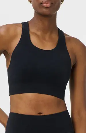 Sweaty Betty Stamina Seamless Sports Bra - Black