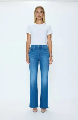 PISTOLA Evie High Waist Slim Bootcut Jeans - Eternity