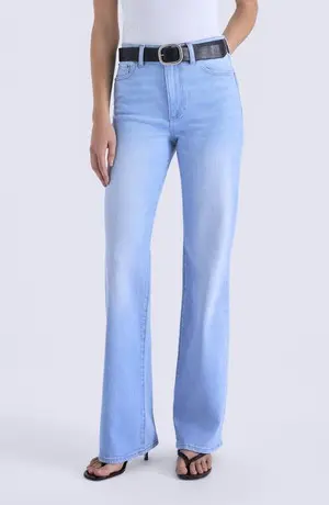PISTOLA Evie High Waist Slim Bootcut Jeans - Windswept