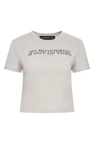 Lioness Boyfriend Graphic Baby Tee