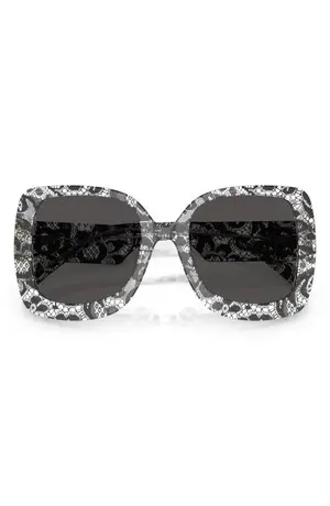 Dolce & Gabbana 55mm Square Full Rim Sunglasses