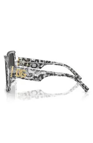 Dolce & Gabbana 55mm Square Full Rim Sunglasses