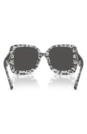 Dolce & Gabbana 55mm Square Full Rim Sunglasses