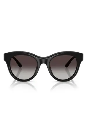 Dolce & Gabbana 52mm Phantos Sunglasses - Black/grey Gradient