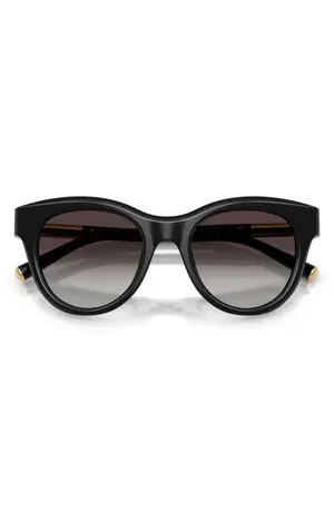 Dolce & Gabbana 52mm Phantos Sunglasses - Black/grey Gradient