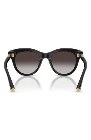 Dolce & Gabbana 52mm Phantos Sunglasses - Black/grey Gradient