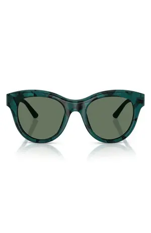Dolce & Gabbana 52mm Phantos Sunglasses - Pearl Havana/dark Green