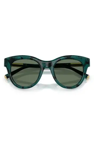 Dolce & Gabbana 52mm Phantos Sunglasses - Pearl Havana/dark Green