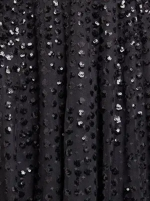 NEEDLE & THREAD Raindrop Cape Ankle Gown - Graphite