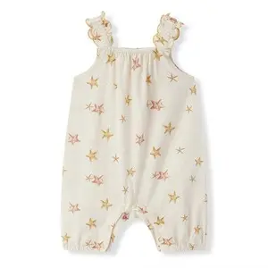 MILKBARN Printed Bubble Romper - Starfish Dreams