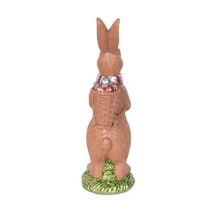 GALLERIE II Chocolate Medium Easter Rabbit Figurine - Beige