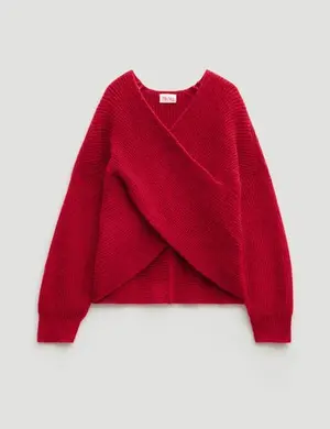 HUSH Wool Blend Jumper - Fiery Red