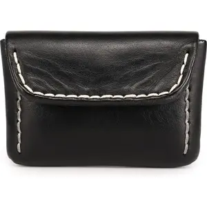 OLD TREND Canna Genuine Leather Compact Card Holder - Black