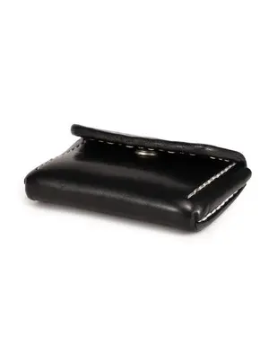 OLD TREND Canna Genuine Leather Compact Card Holder - Black