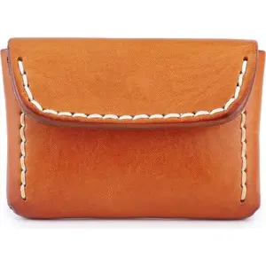 OLD TREND Canna Genuine Leather Compact Card Holder - Caramel