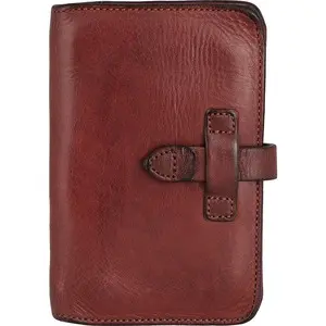 OLD TREND Leeds Genuine Leather Bifold Passport Holder - Brown