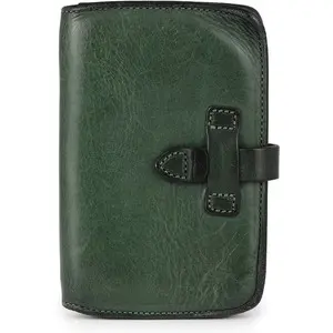 OLD TREND Leeds Genuine Leather Bifold Passport Holder - Kale