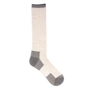 RUFF N TUFF Over The Calf Merino Blend Work Wear Socks - Natural Heather