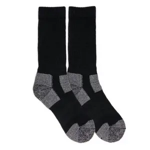 RUFF N TUFF Work Wear Steel Toe Crew Socks 2-pair Pack - Black