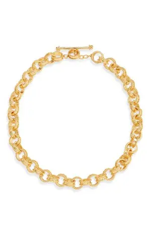 KARINE SULTAN Dotty Links Necklace - Gold