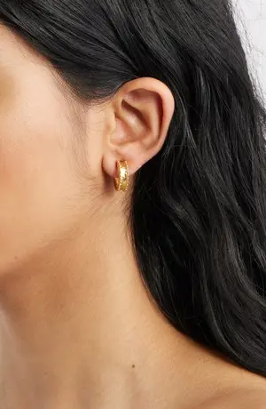 KARINE SULTAN Dotty Intertwined Drop Earrings