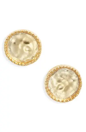 KARINE SULTAN Dotty Stud Earrings - Gold