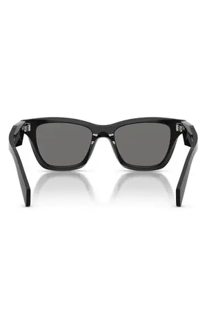 Prada 51mm Polarized Butterfly Sunglasses