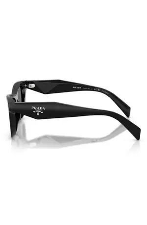 Prada 51mm Polarized Butterfly Sunglasses