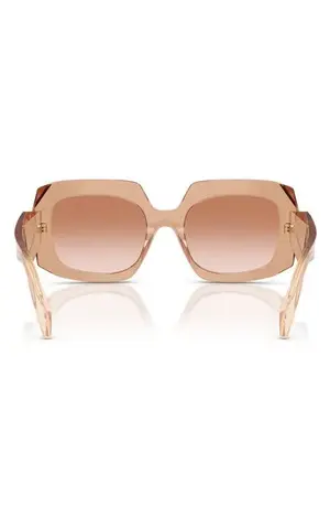 Prada 54mm Square Sunglasses - Chocolate/brown Gradient