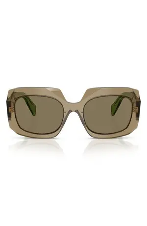 Prada 54mm Square Sunglasses - Terra/light Brown