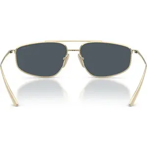 Prada 58mm Pillow Sunglasses - Pale Gold/dark Grey