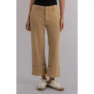 Kut From The Kloth High Waist Straight Leg Twill Pants